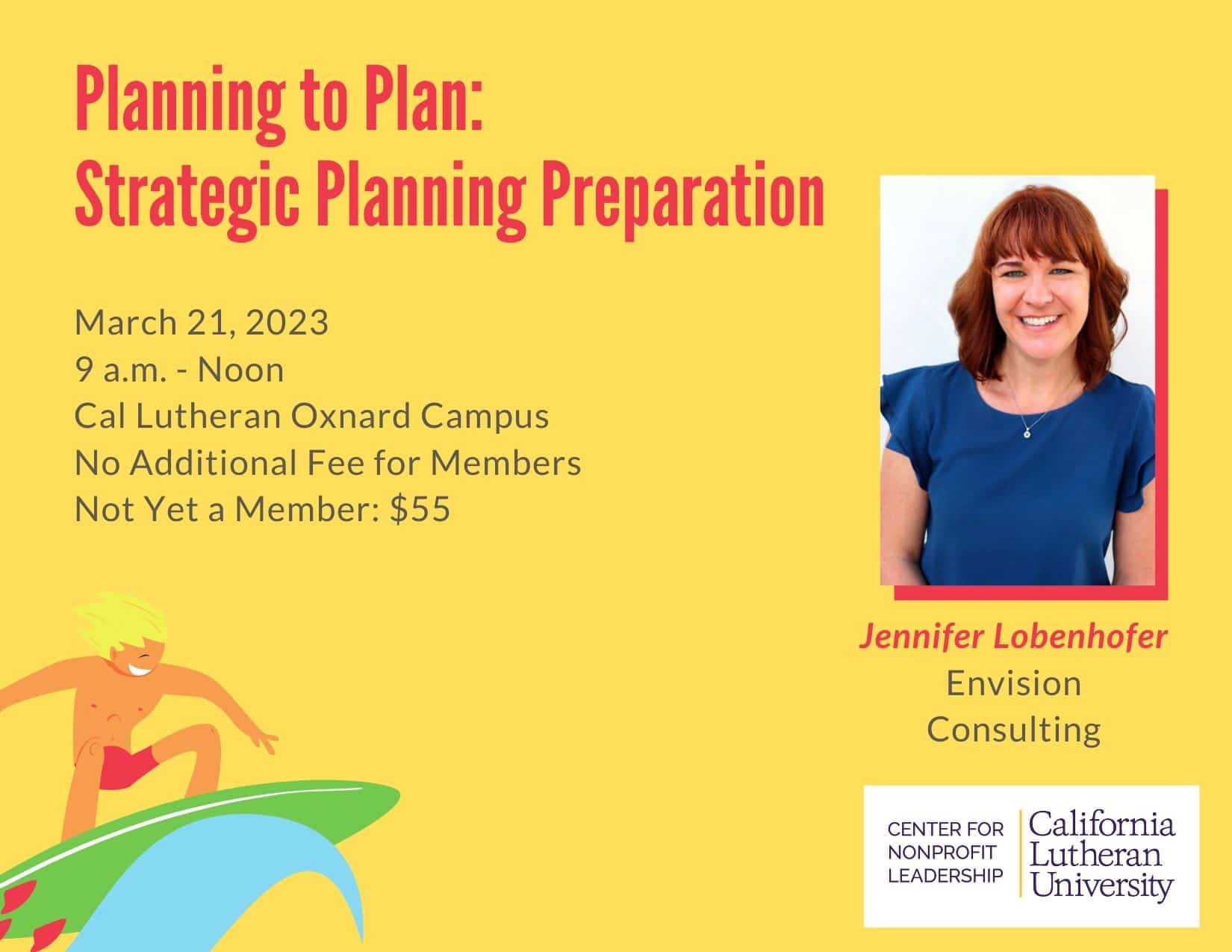 Center for Nonprofit Leadership Workshop - Planning to Plan: Strategic ...